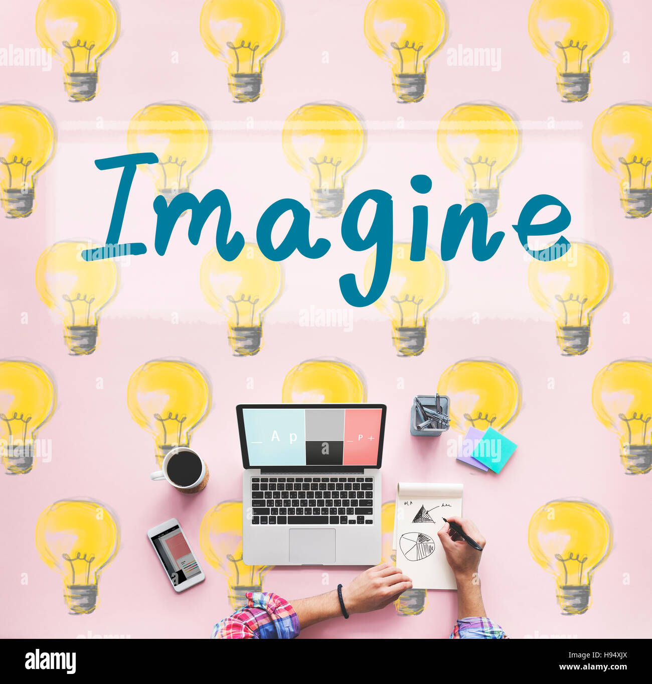 Imagine Vision Inspiration Creativity Dream Big Concept Stock Photo - Alamy