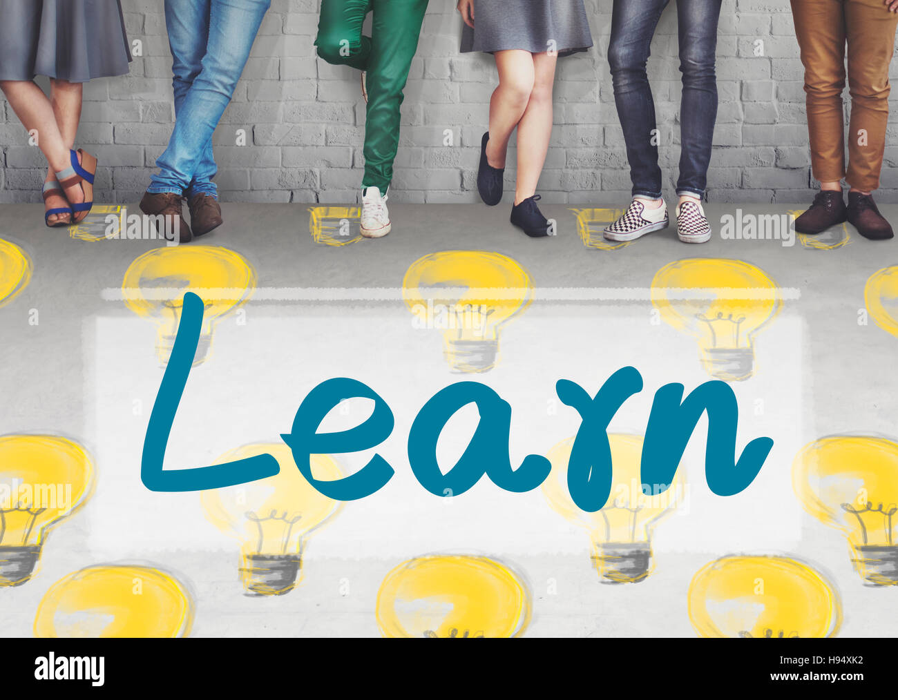 Learn Education Study Progress Knowledge Concept Stock Photo - Alamy