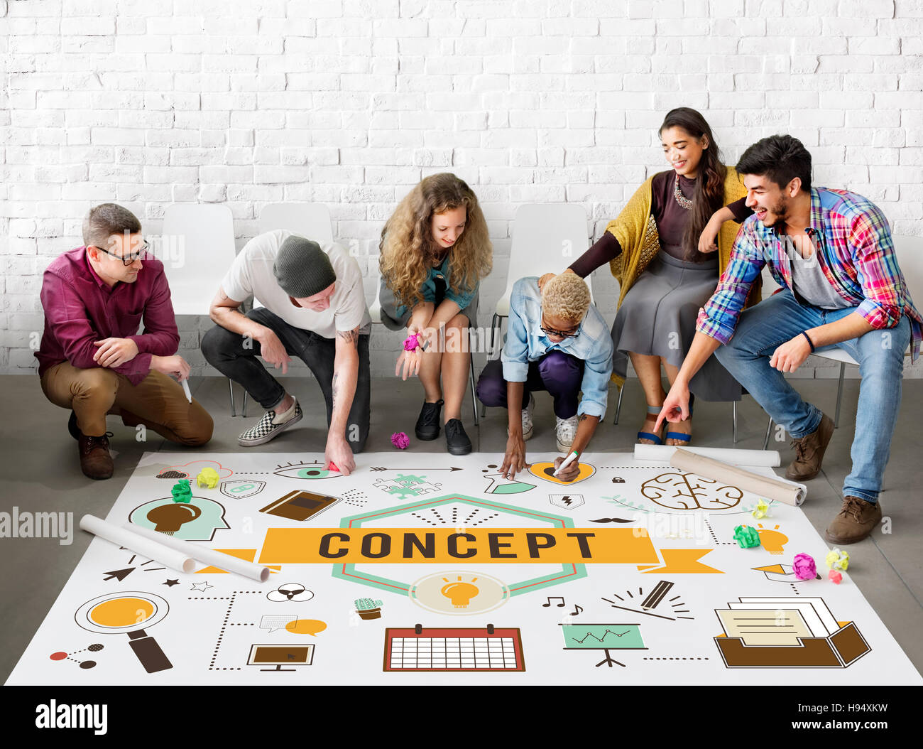 Conceptualize Conception Conceptual Ideas Plan Concept Stock Photo - Alamy