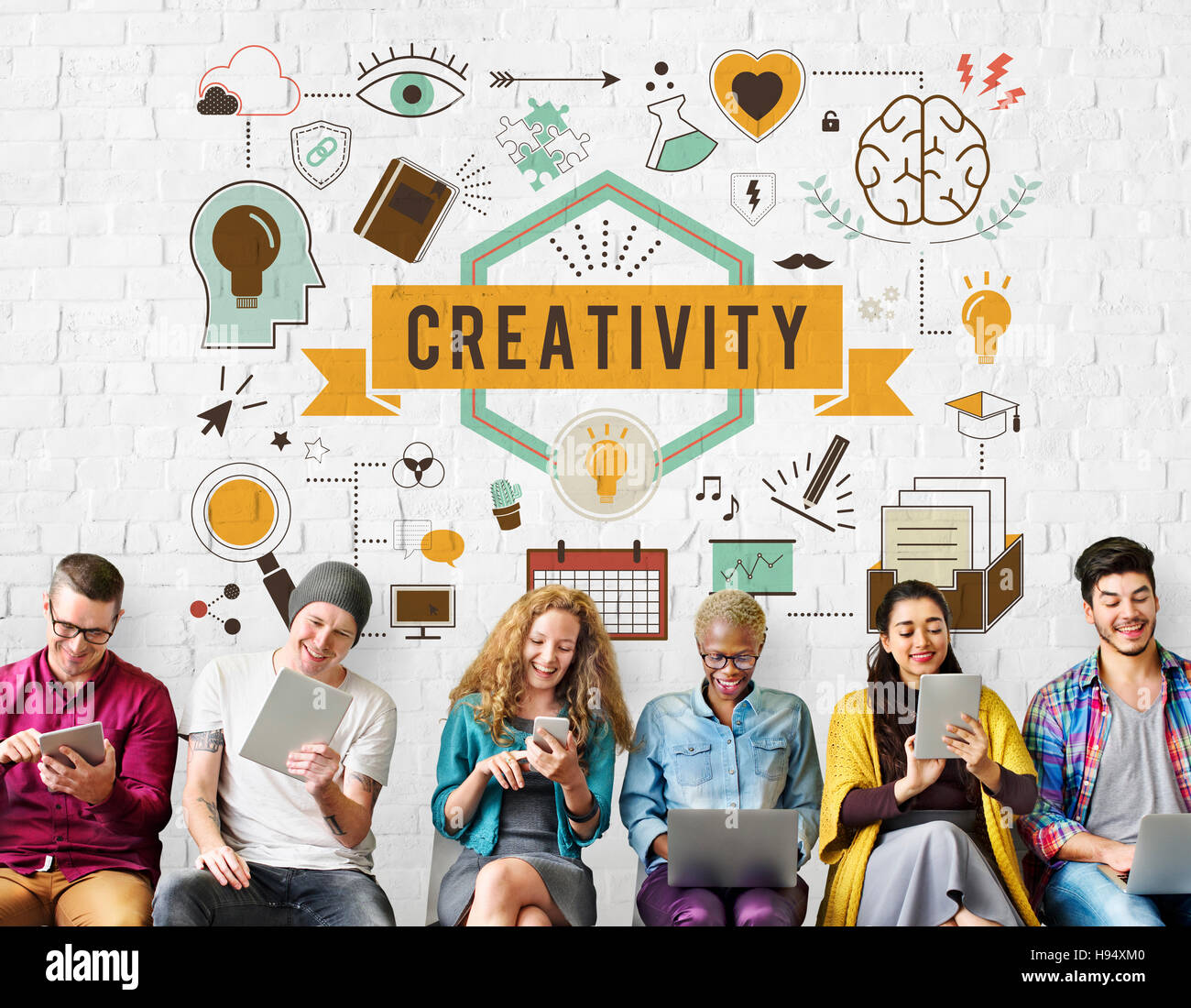Creativity Ability Aspirations Create Development Concept Stock Photo ...