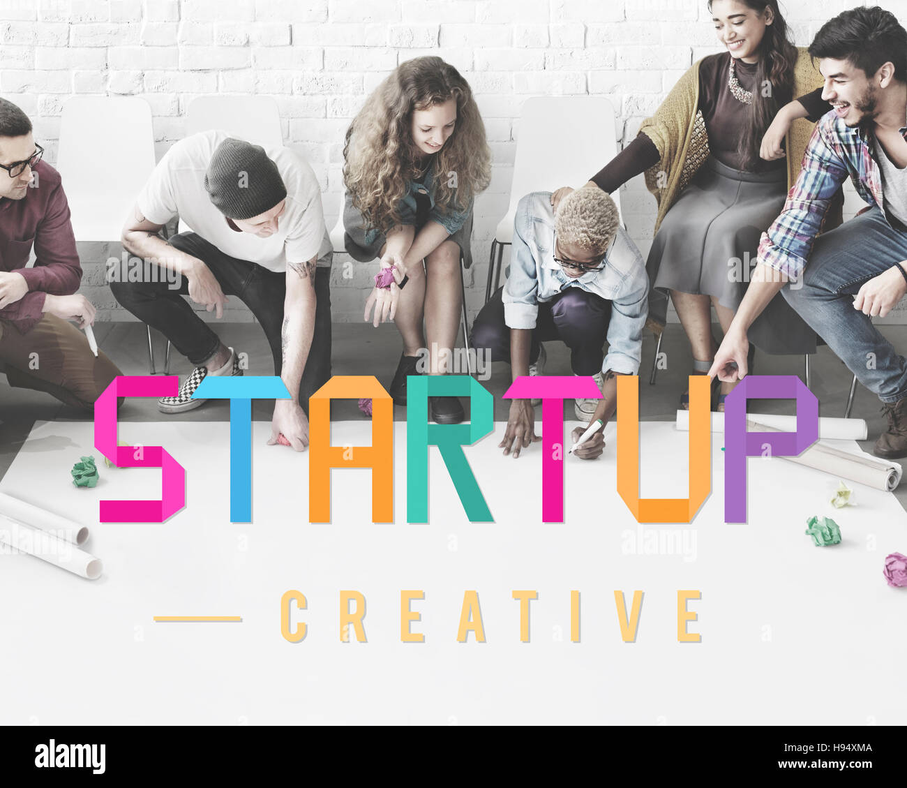 Start Up Development Enterprise Launch Growth Concept Stock Photo - Alamy