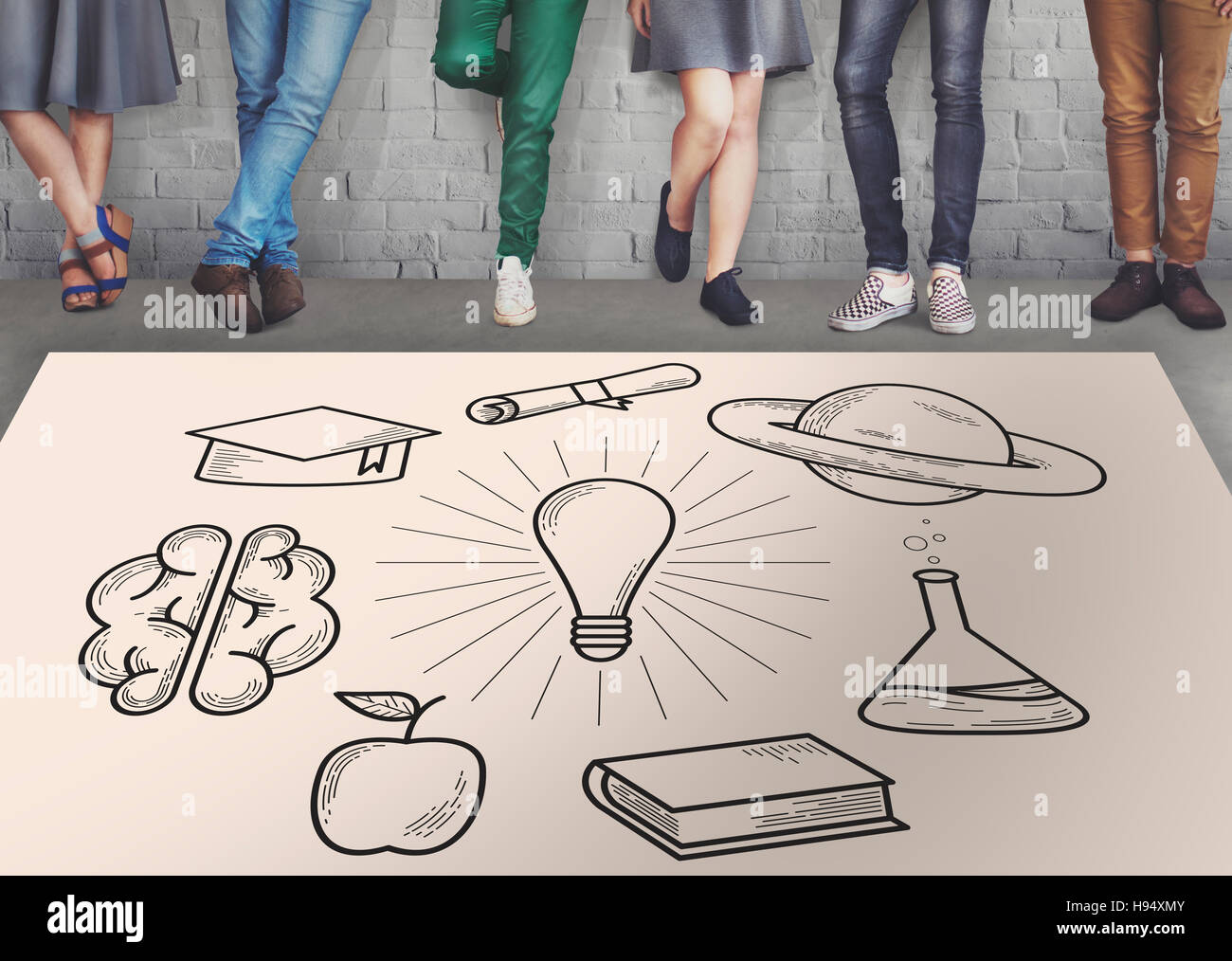 Education Learning Ideas Study Knowledge Concept Stock Photo - Alamy