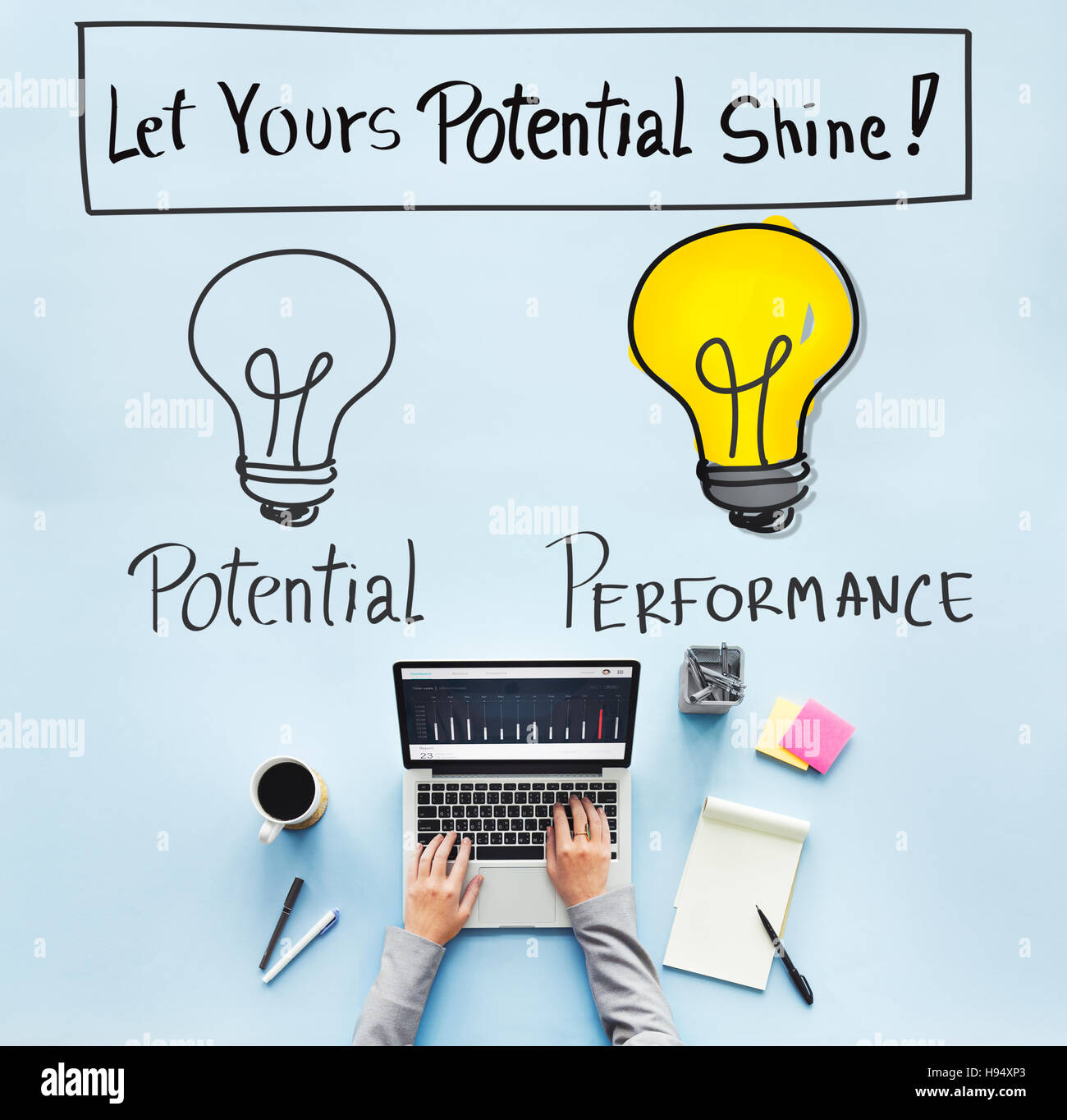 Potential Performance Capacity Motivation Skill Concept Stock Photo - Alamy