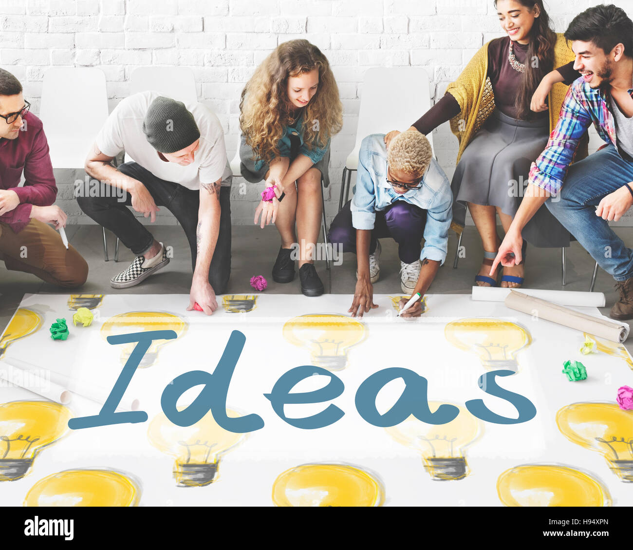 Ideas Innovation Tactics Thoughts Plan Concept Stock Photo - Alamy