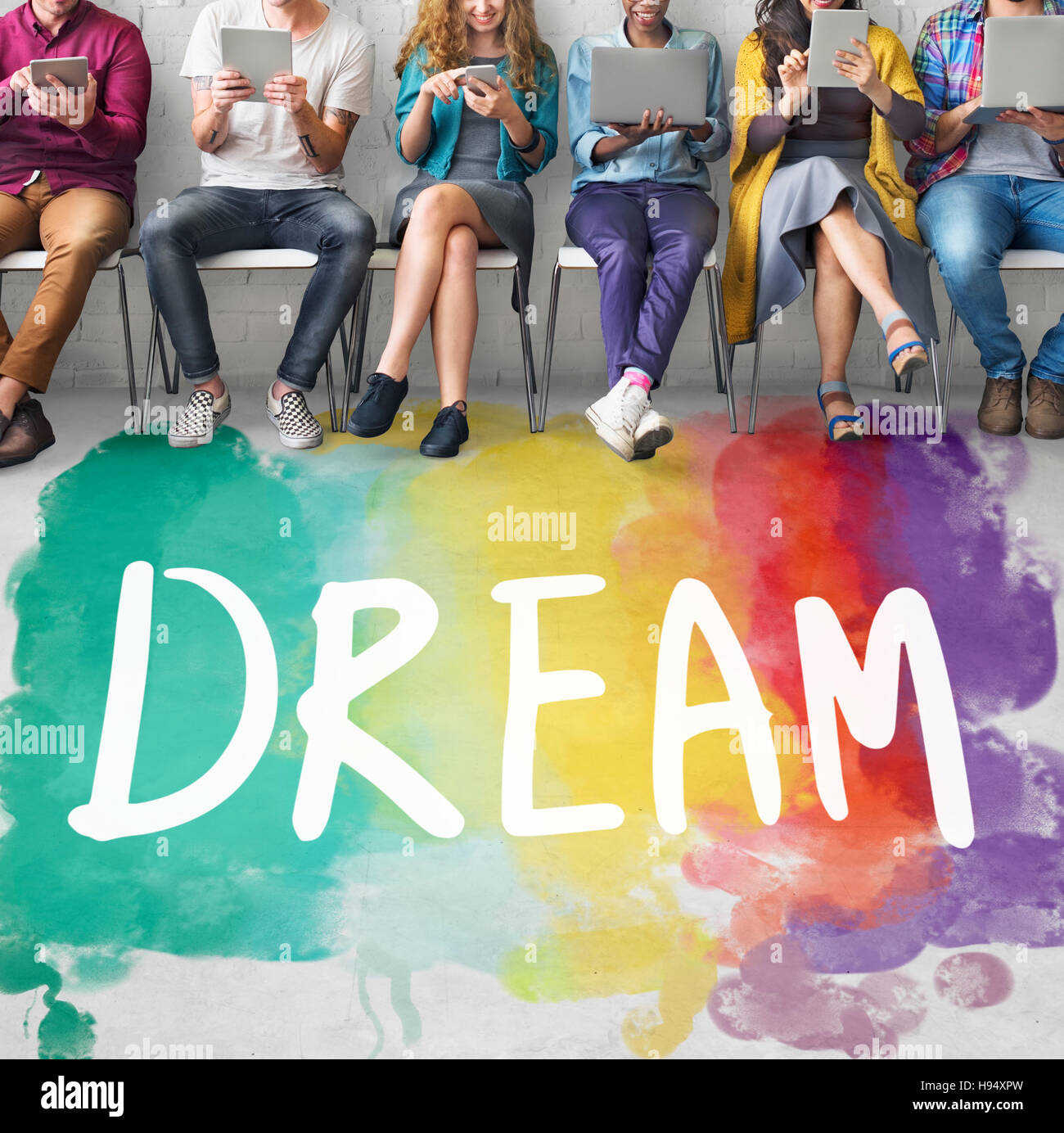 Dream Hopeful Inspiration Imagination Goal Vision Concept Stock Photo ...