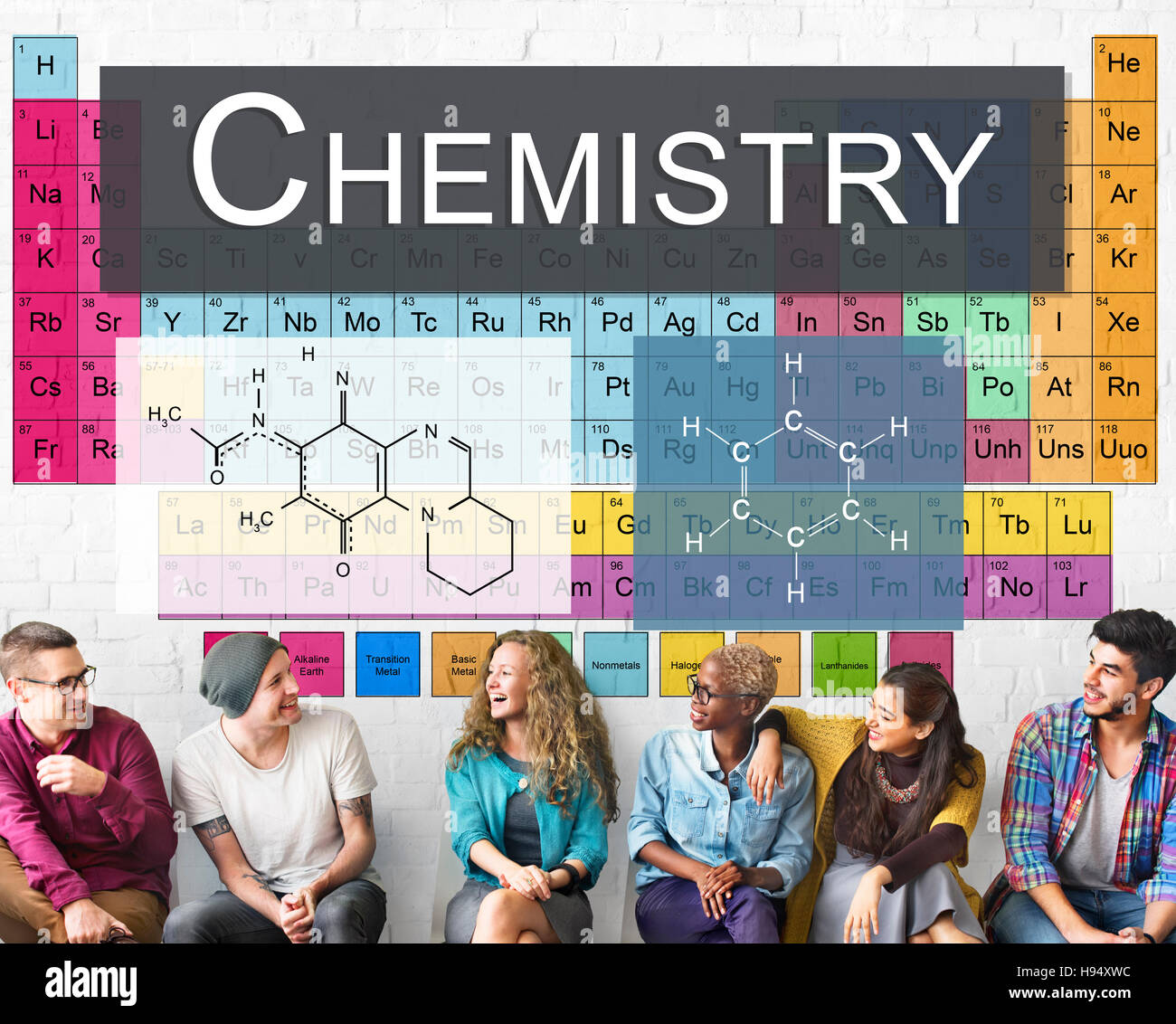 Chemistry Science Experiment Formula Concept Stock Photo - Alamy