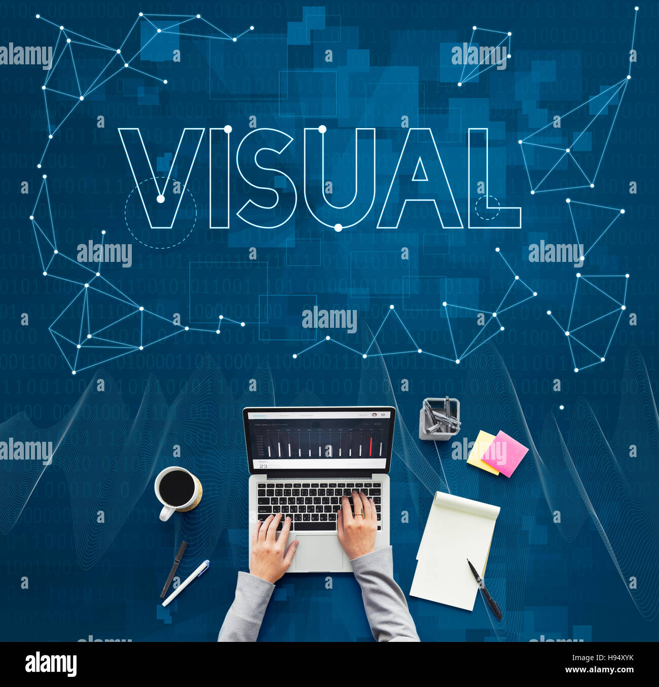 Visual marketing concept modern hi-res stock photography and images - Alamy