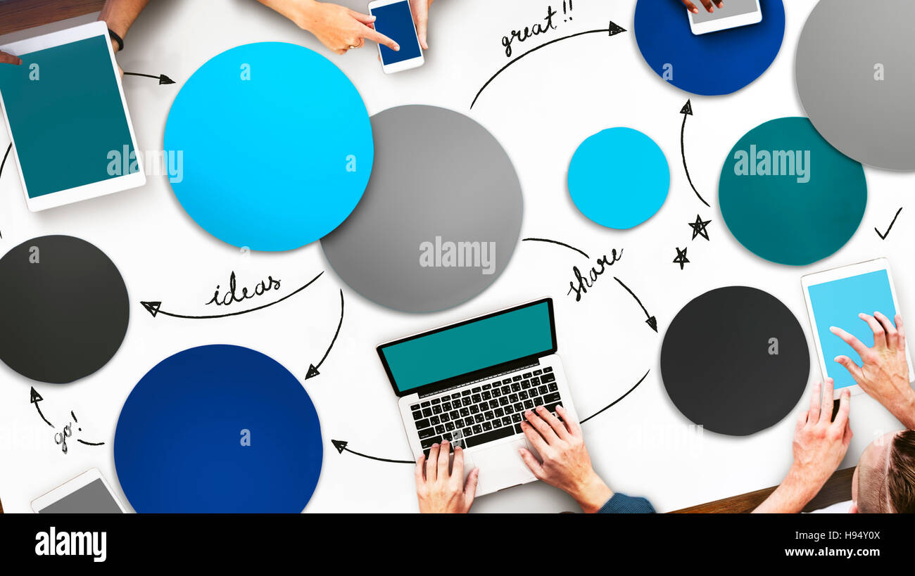 Communication Connect Internet Multimedia Concept Stock Photo - Alamy