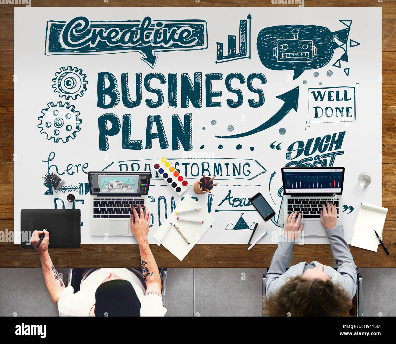 Business plan operation strategy hi-res stock photography and images ...