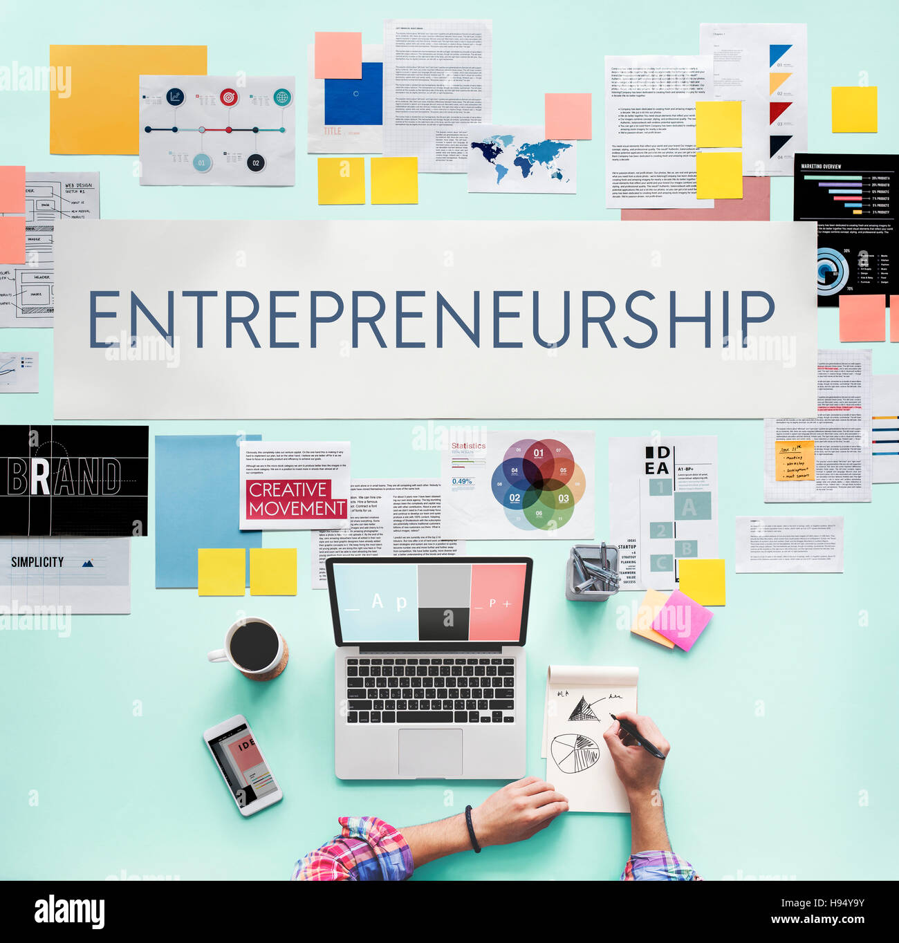 Entrepreneurship Organizer Risk Enterprise Dealer Concept Stock Photo ...