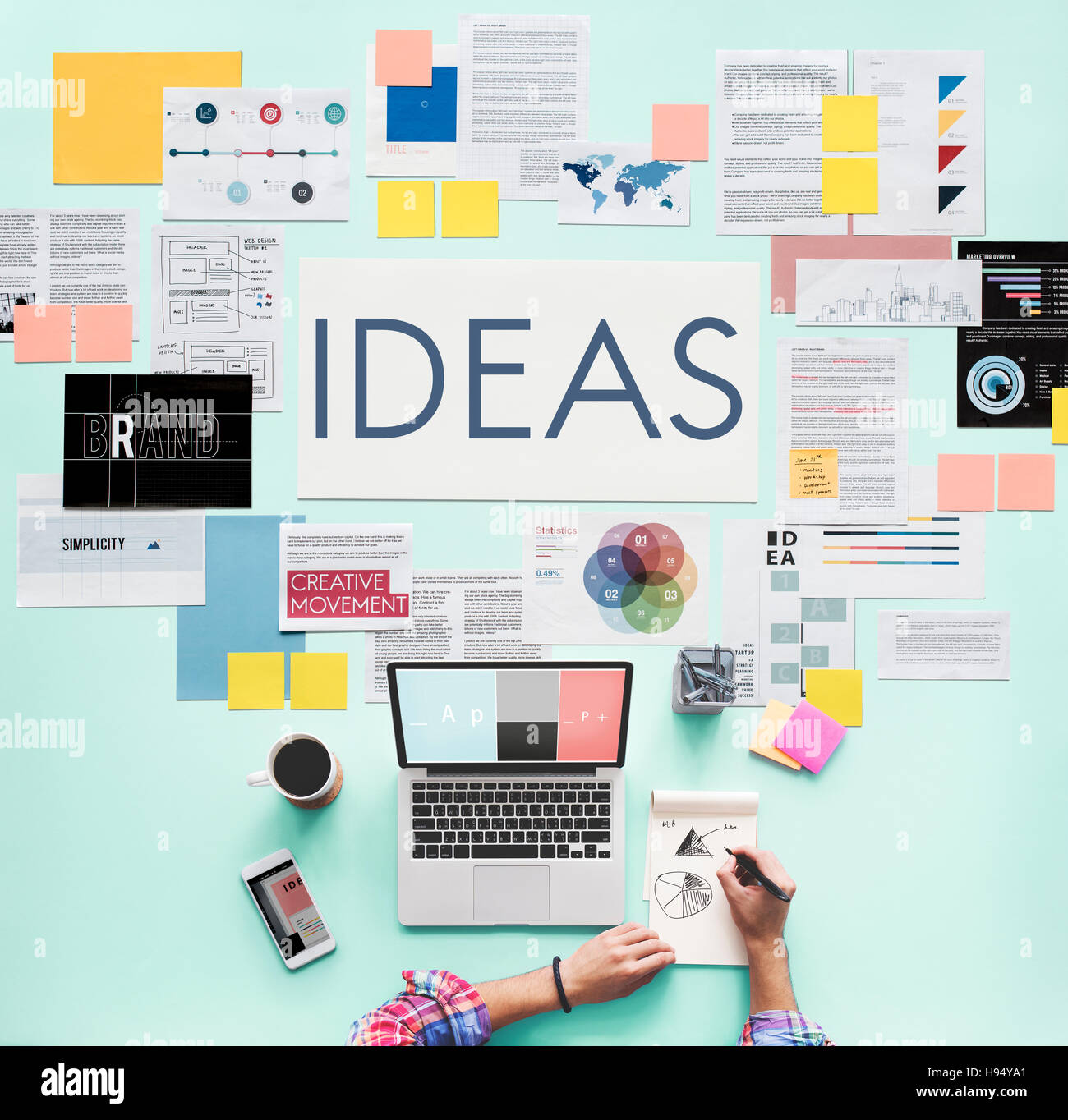 Ideas Creativity Objective Vision Concept Stock Photo - Alamy