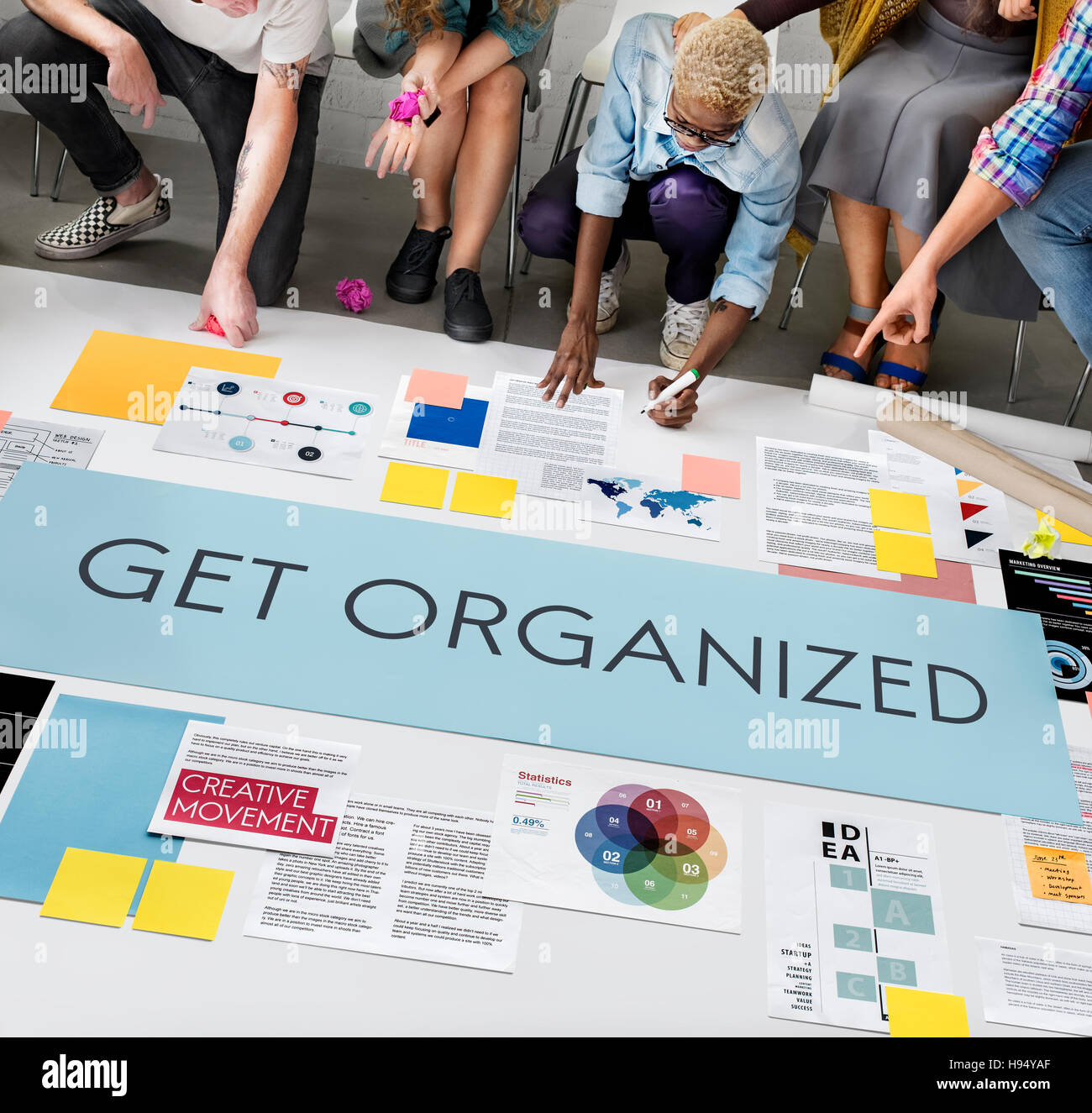 Get Organized Management Planning Concept Stock Photo - Alamy
