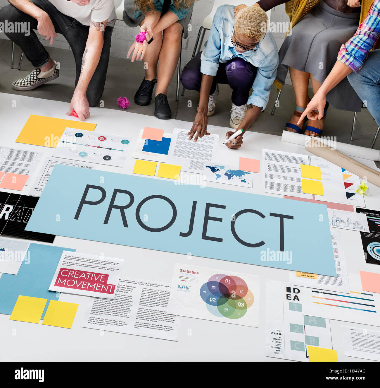 Project Plan Strategy Operation Concept Stock Photo - Alamy
