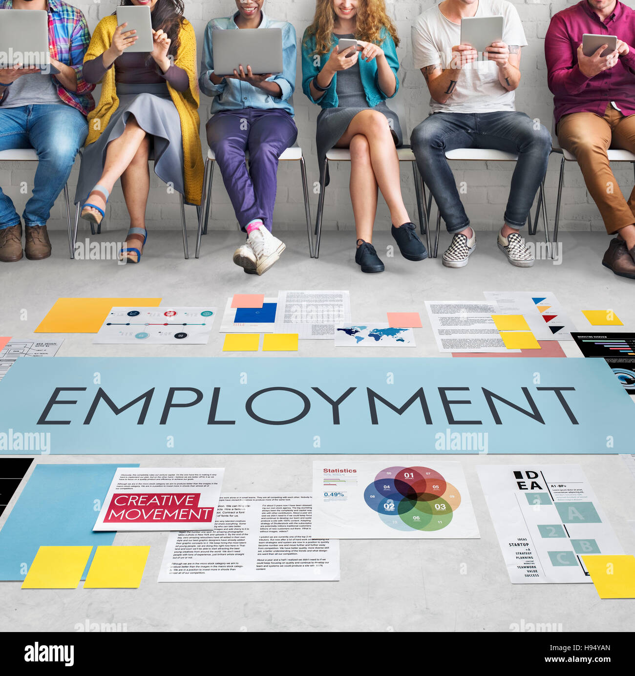 Employment Human Resources Hiring Concept Stock Photo - Alamy