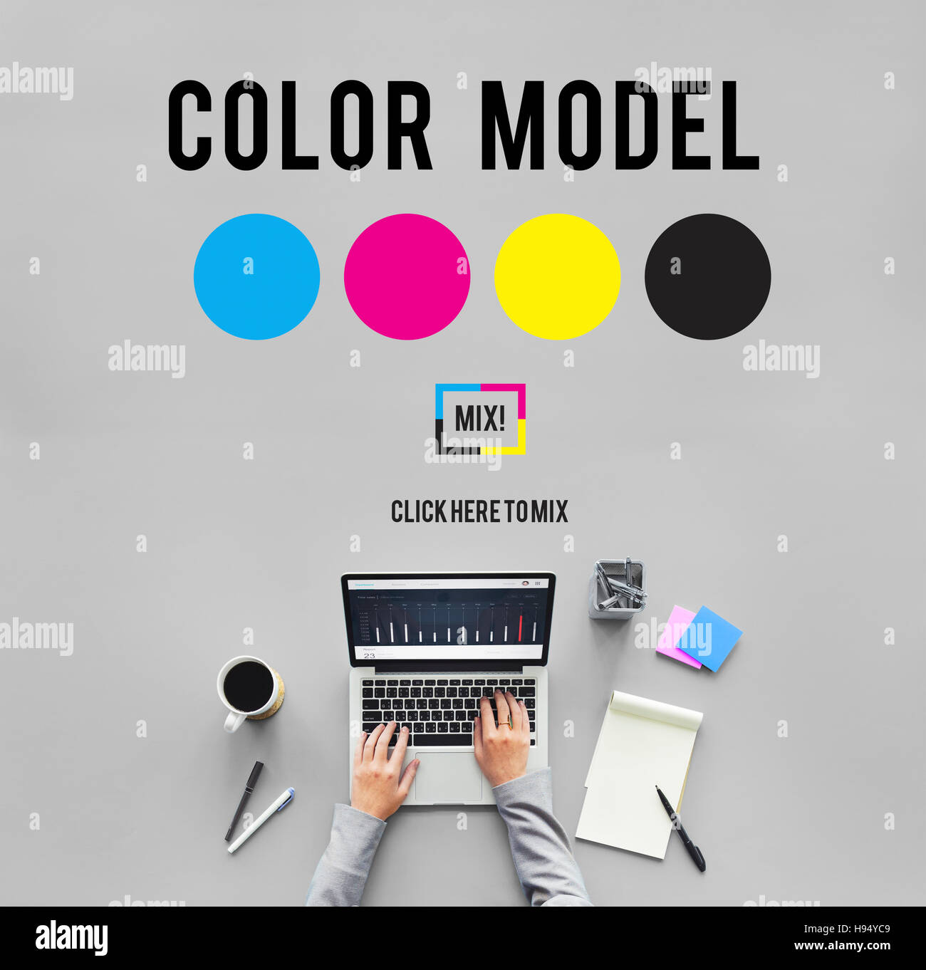 Color Design Model Art Paint Pigment Motion Concept Stock Photo - Alamy