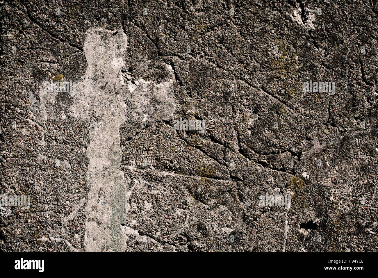 Cross symbol on a concrete texture Stock Photo - Alamy
