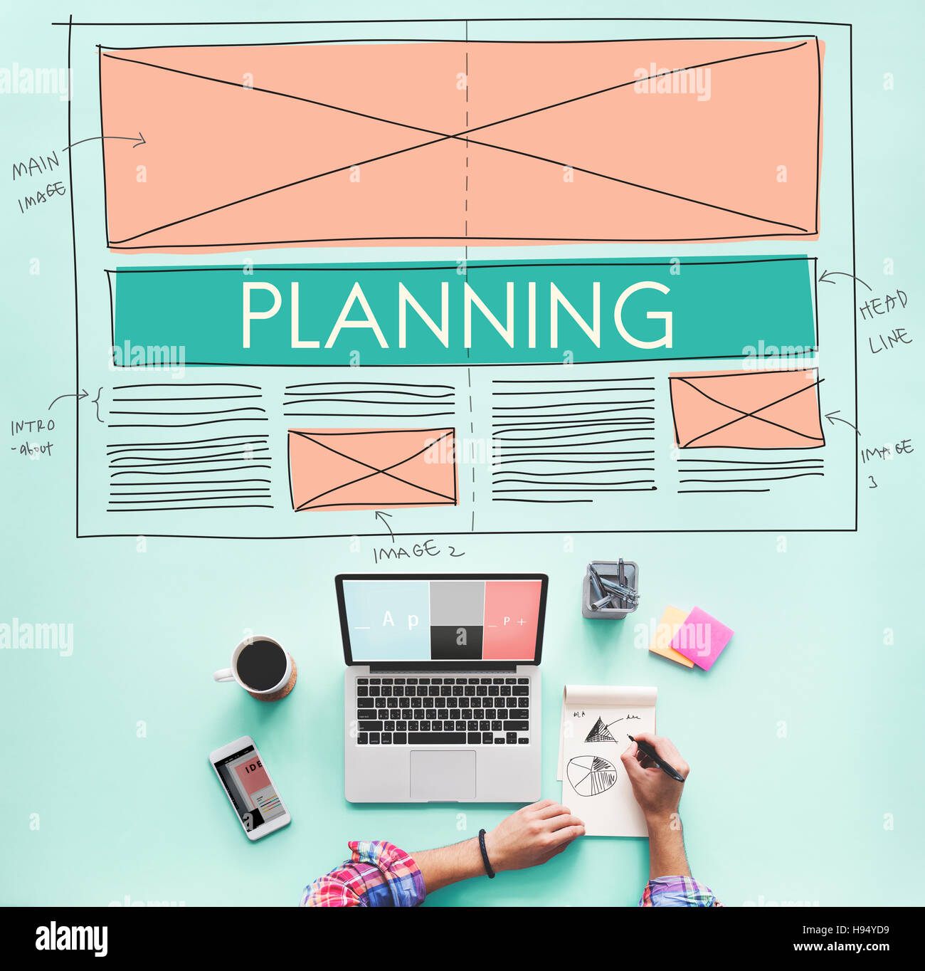 Planning Plan Solution Strategy Tactics Vision Concept Stock Photo - Alamy