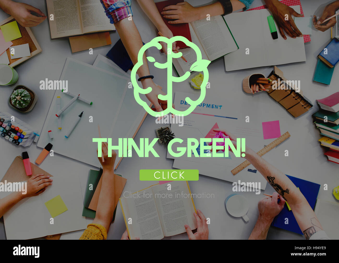 Think green go green hi-res stock photography and images - Alamy