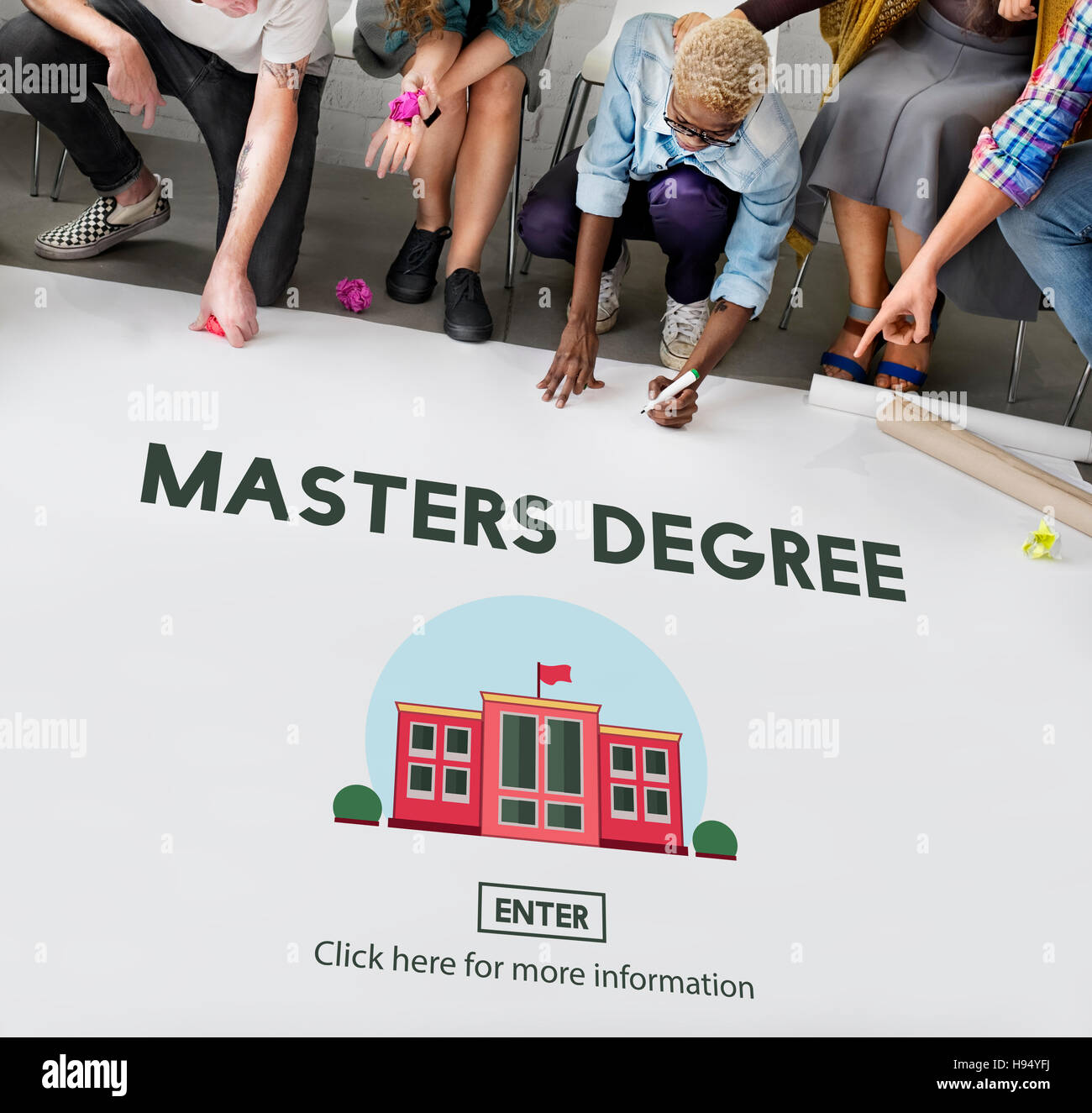 Masters Degree Education Knowledge Concept Stock Photo - Alamy
