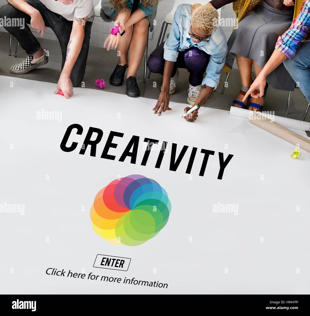 Color Creativity Color Codes Colorscheme Concept Stock Photo - Alamy