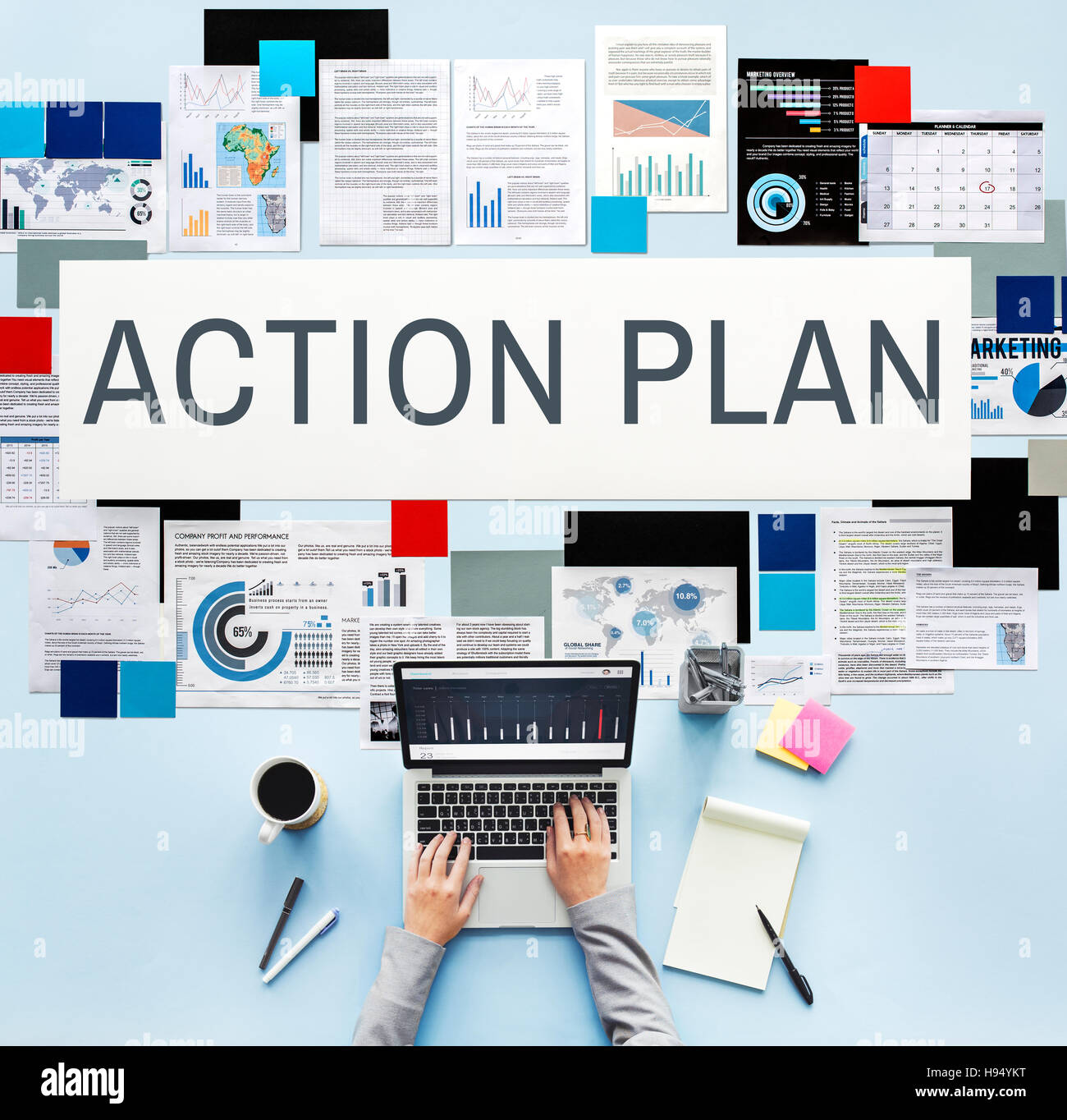 Action Plan Process Strategy Vision Concept Stock Photo - Alamy