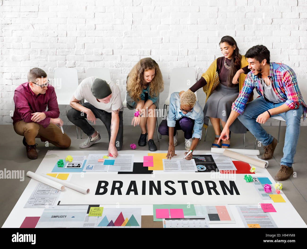 Brainstorm Analysis Creation Innovation Planning Concept Stock Photo ...