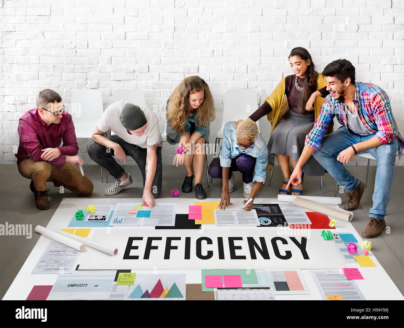 Efficiency Development Improvement Mission Concept Stock Photo - Alamy