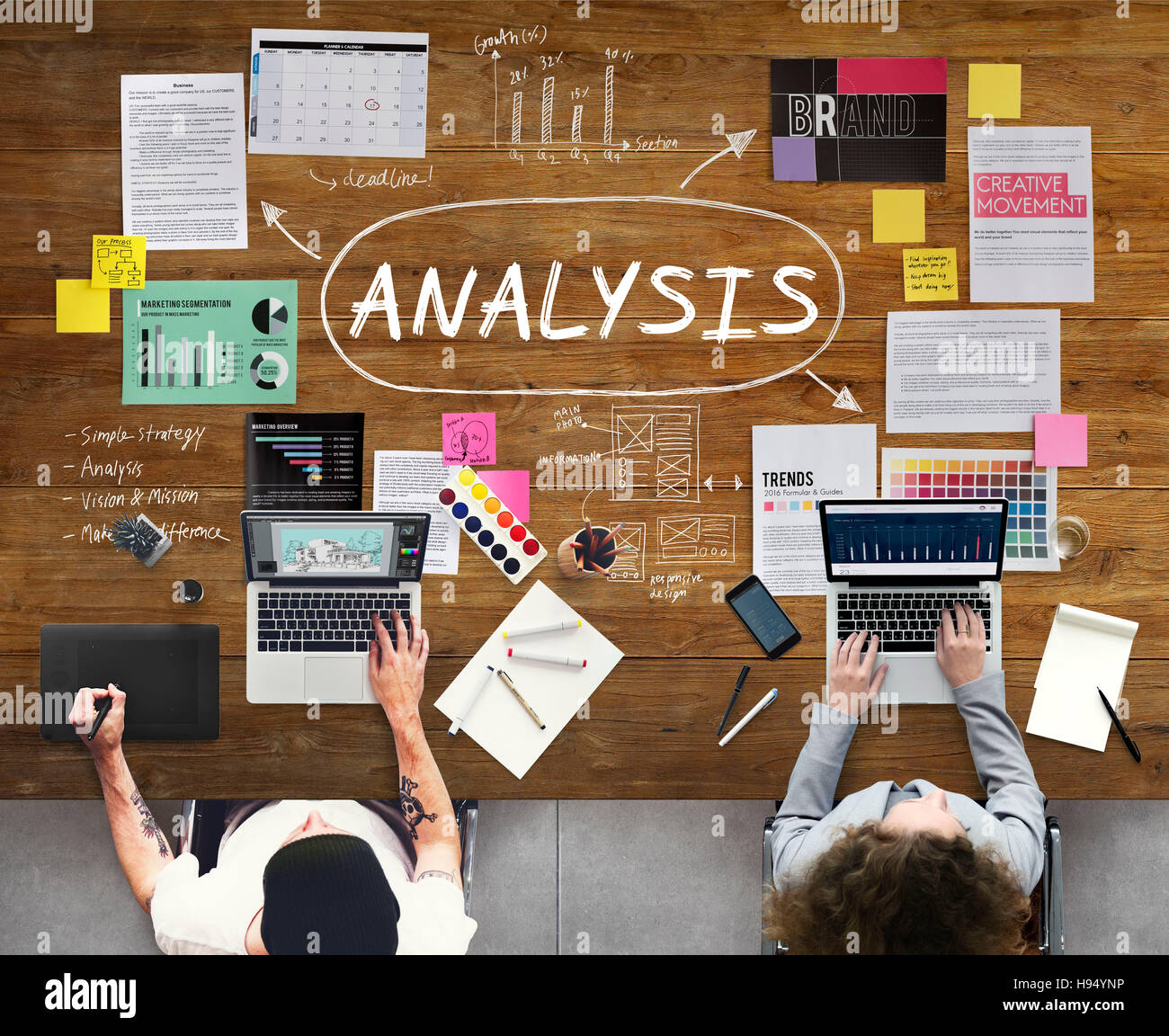 Documents Paperwork Business Strategy Concept Stock Photo - Alamy