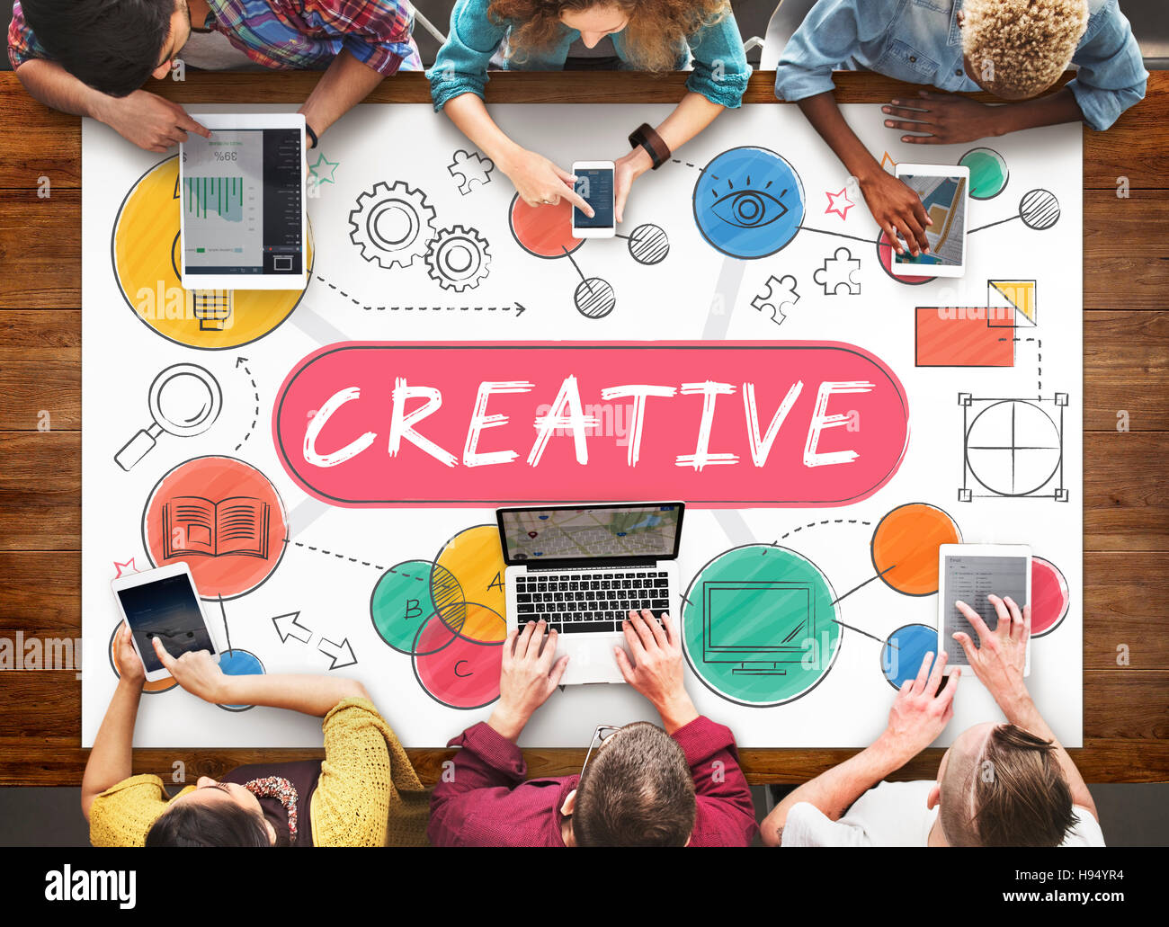 Creative Ideas Design Inspiration Imagination Concept Stock Photo - Alamy