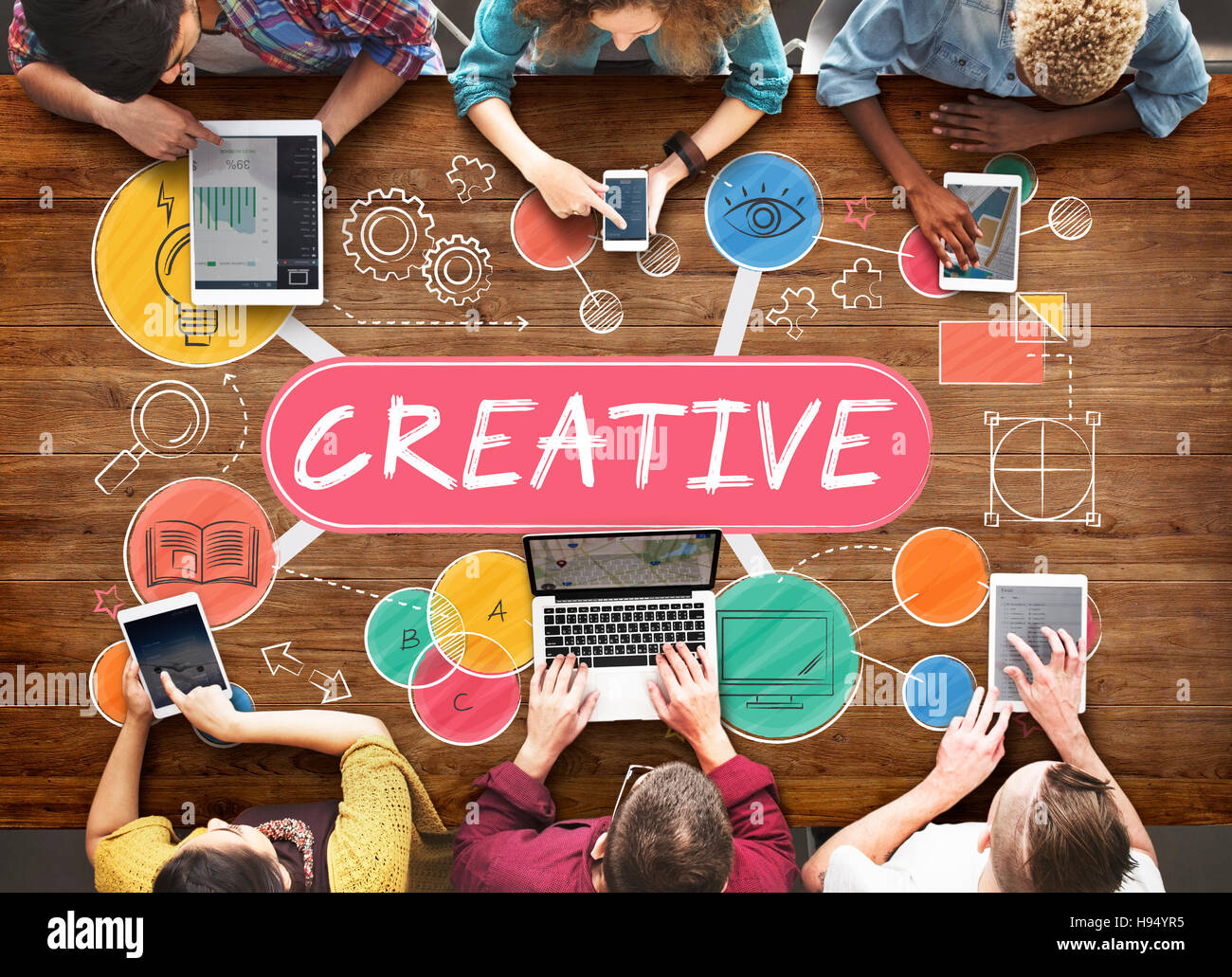 Creative Ideas Design Inspiration Imagination Concept Stock Photo - Alamy