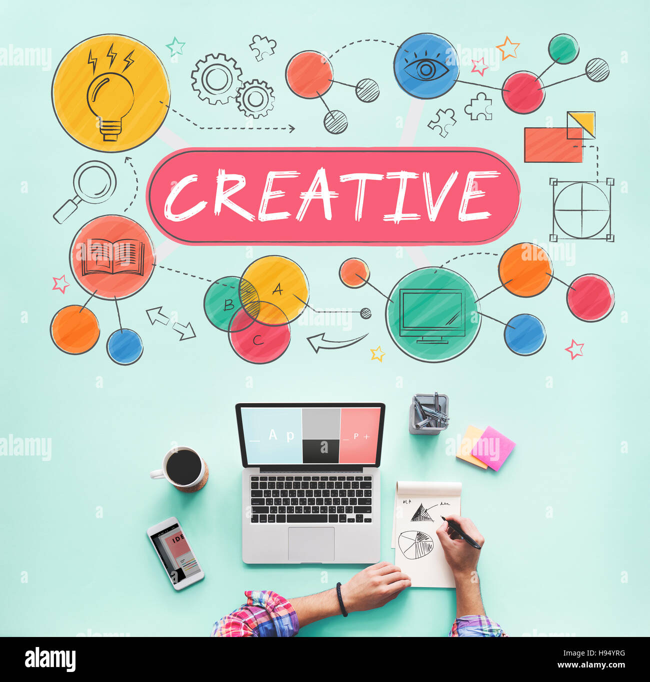 Creative Ideas Design Inspiration Imagination Concept Stock Photo - Alamy