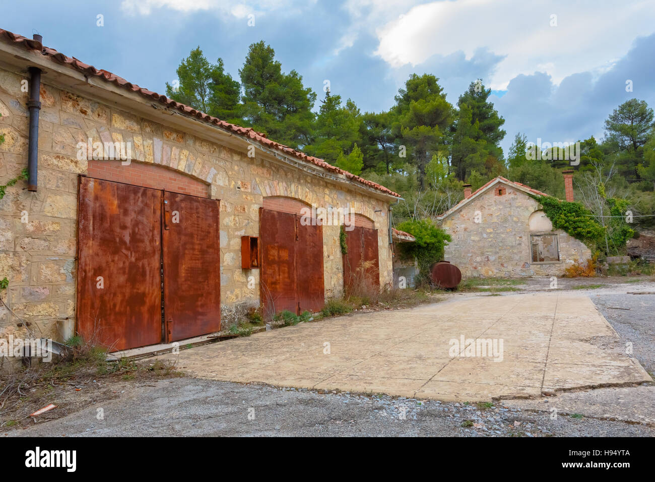 Tatoi Palace ruins in Greece, the summer palace and 10,000 acre estate ...