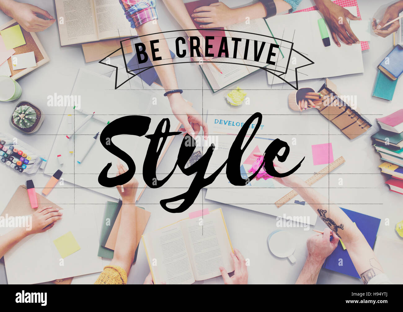Art Creative Design Trends Style Concept Stock Photo - Alamy
