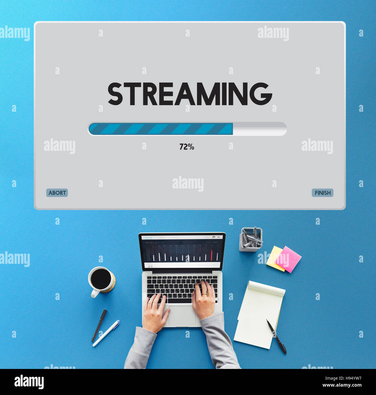Speed Progress Bar Icon Technology Concept Stock Photo - Alamy