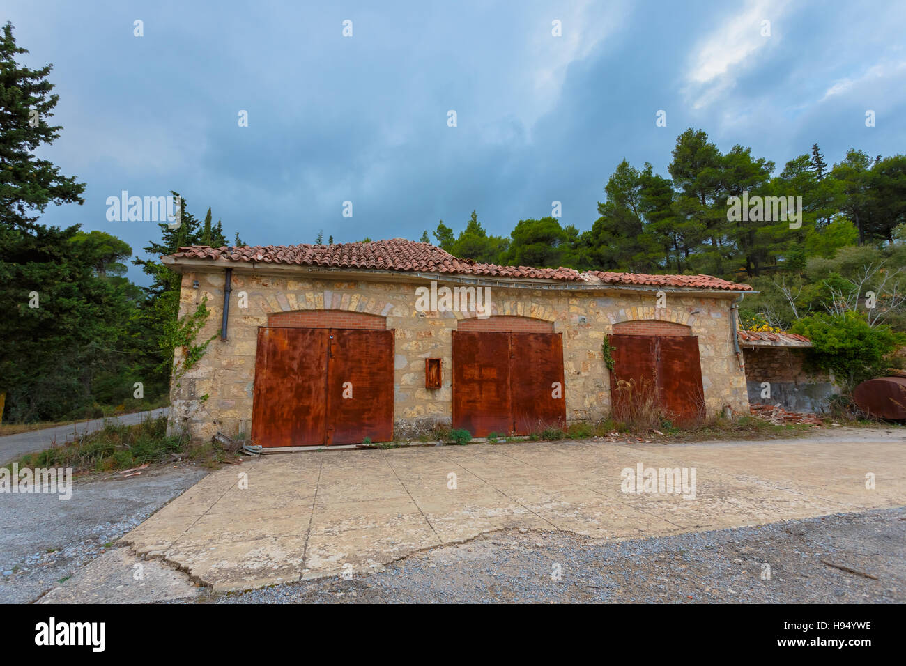 Tatoi Palace ruins in Greece, the summer palace and 10,000 acre estate ...