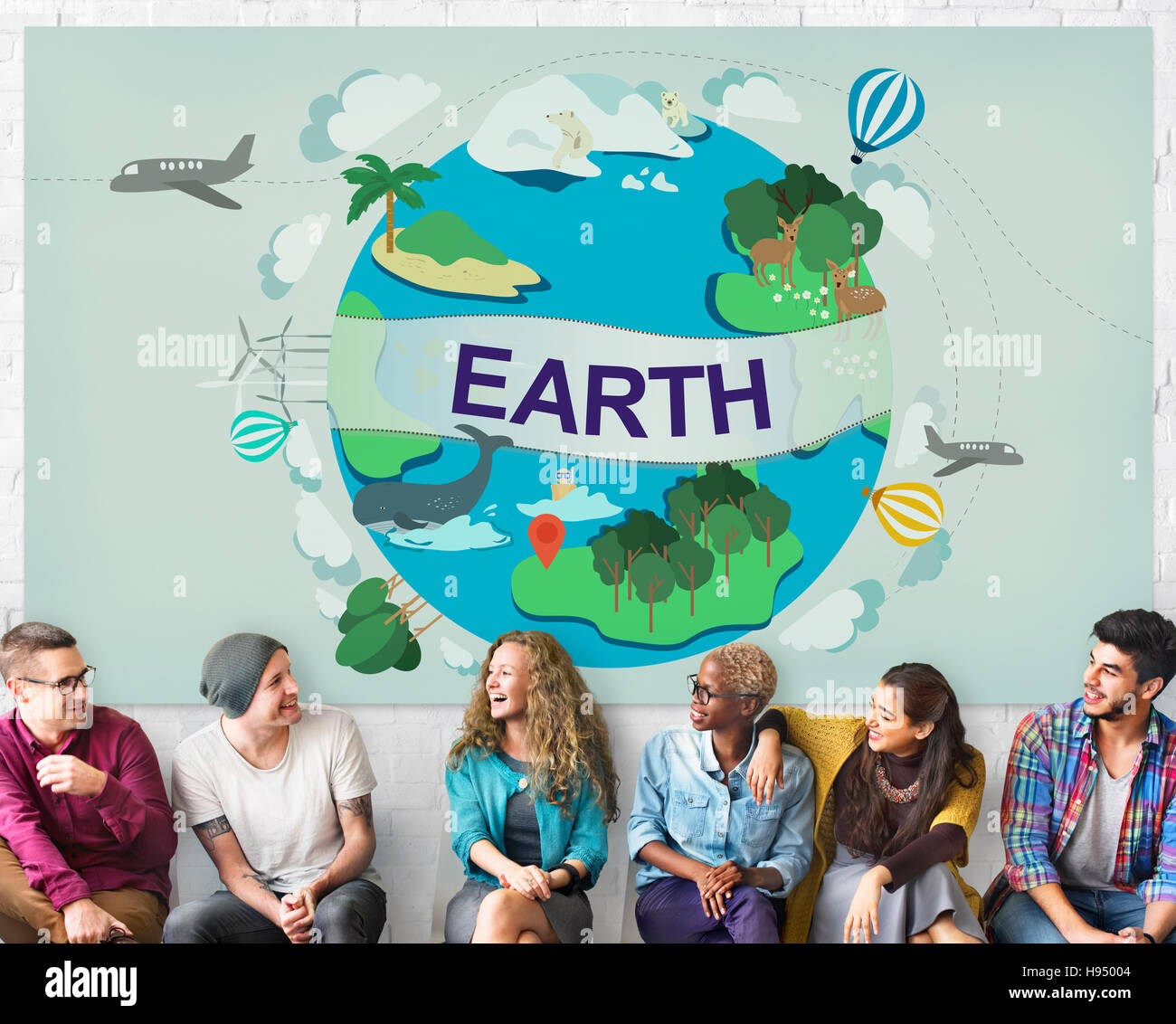 Earth Ecology Environment Conservation Globe Concept Stock Photo - Alamy