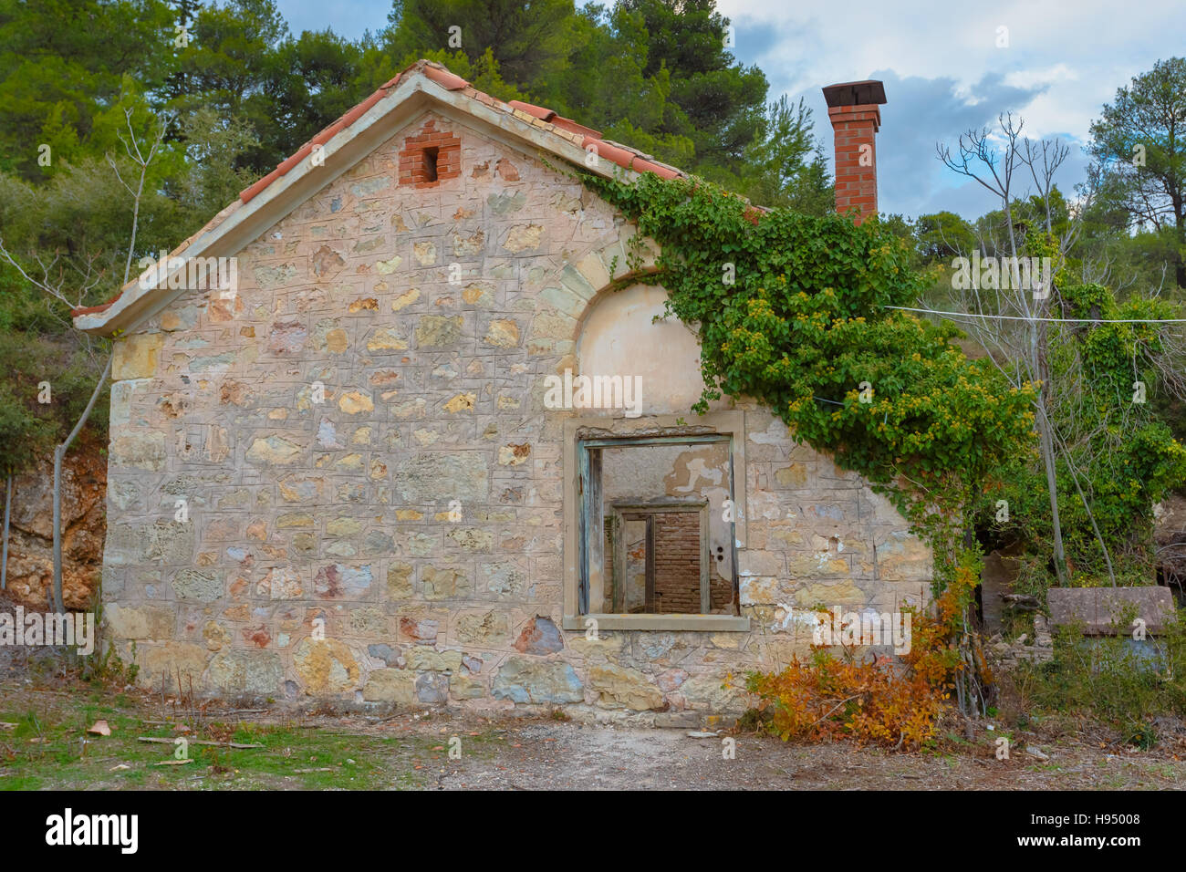 Tatoi Palace ruins in Greece, the summer palace and 10,000 acre estate ...