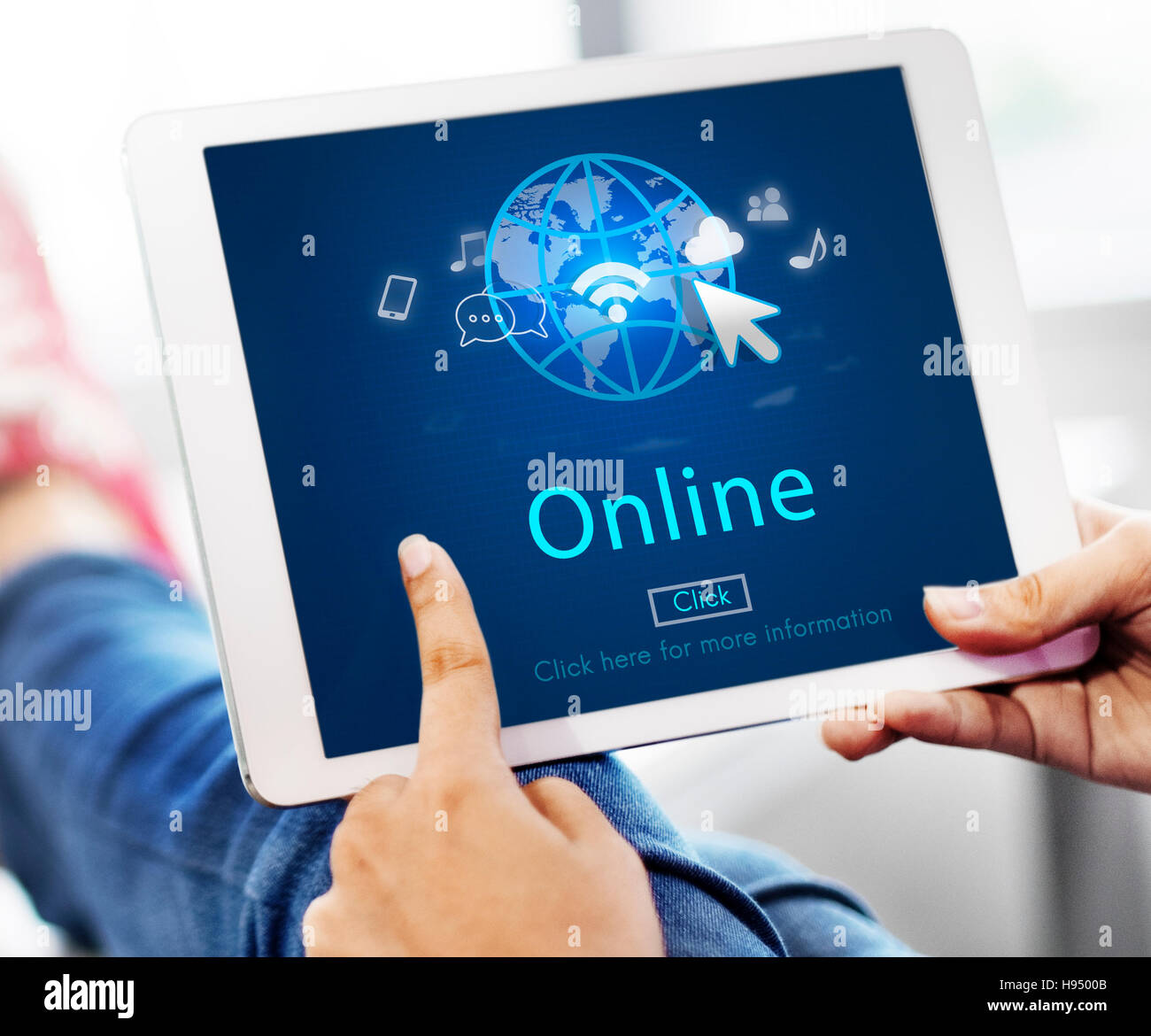 Online Network Internet Connection Digital Concept Stock Photo - Alamy