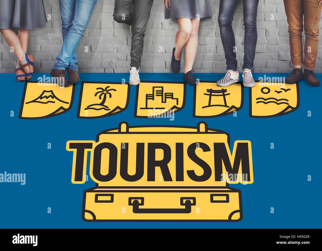 Tourism Travel Journey Trip Tour Concept Stock Photo - Alamy