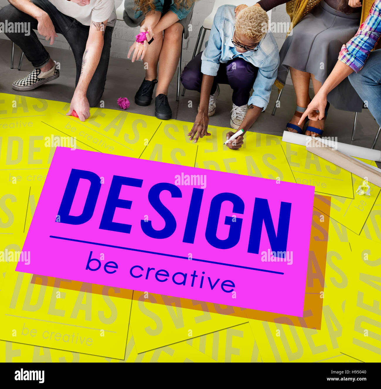 Brand Conceptualize Design Style Inspiration Concept Stock Photo - Alamy