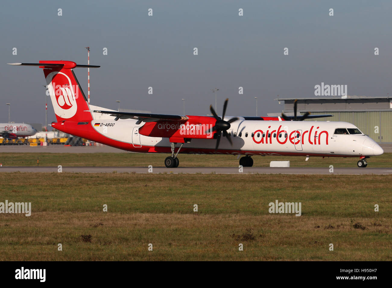 Stuttgart, Germany – October 31, 2016: Air Berlin, Bombardier Dash Q400 ...