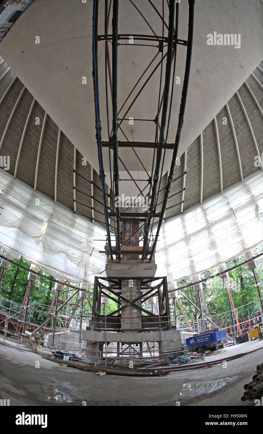 Extensive construction work in progress to convert the Commonwealth ...