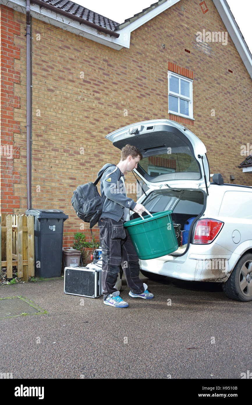 Plumber van uk hi-res stock photography and images - Alamy