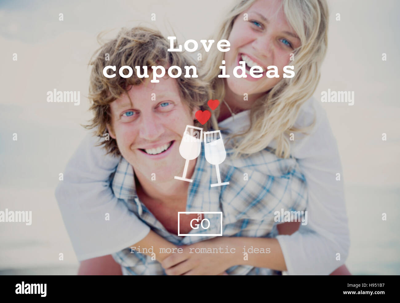 Love Quotes Romance Valentines Website Concept Stock Photo - Alamy