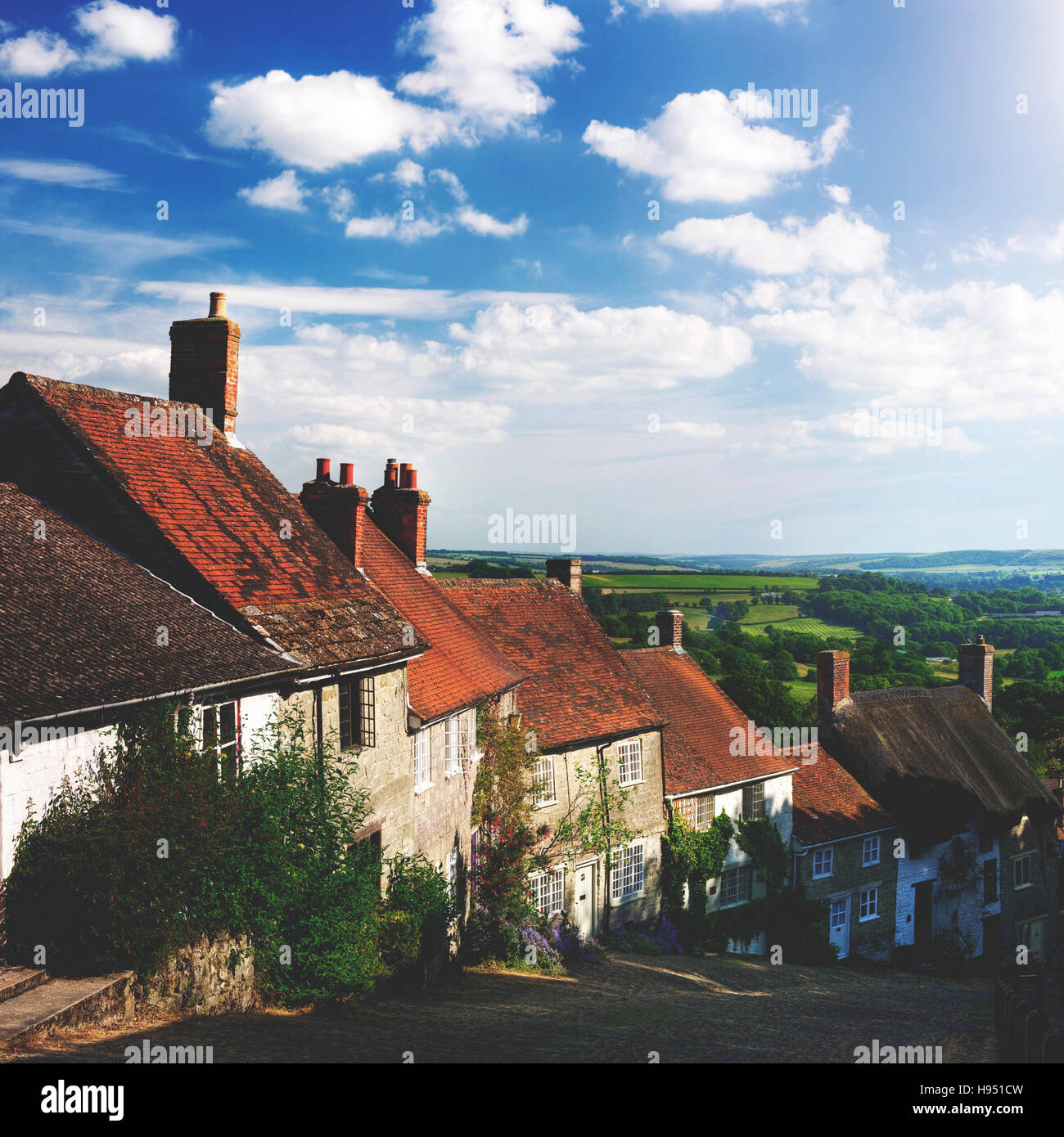 Home Rural Scene House British Culture Destination Travel Concept Stock ...