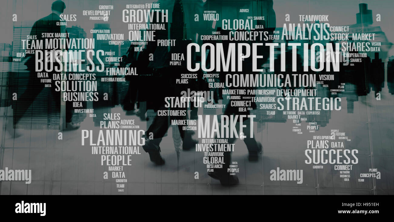 Competition Cooperation Customers Development Concept Stock Photo - Alamy