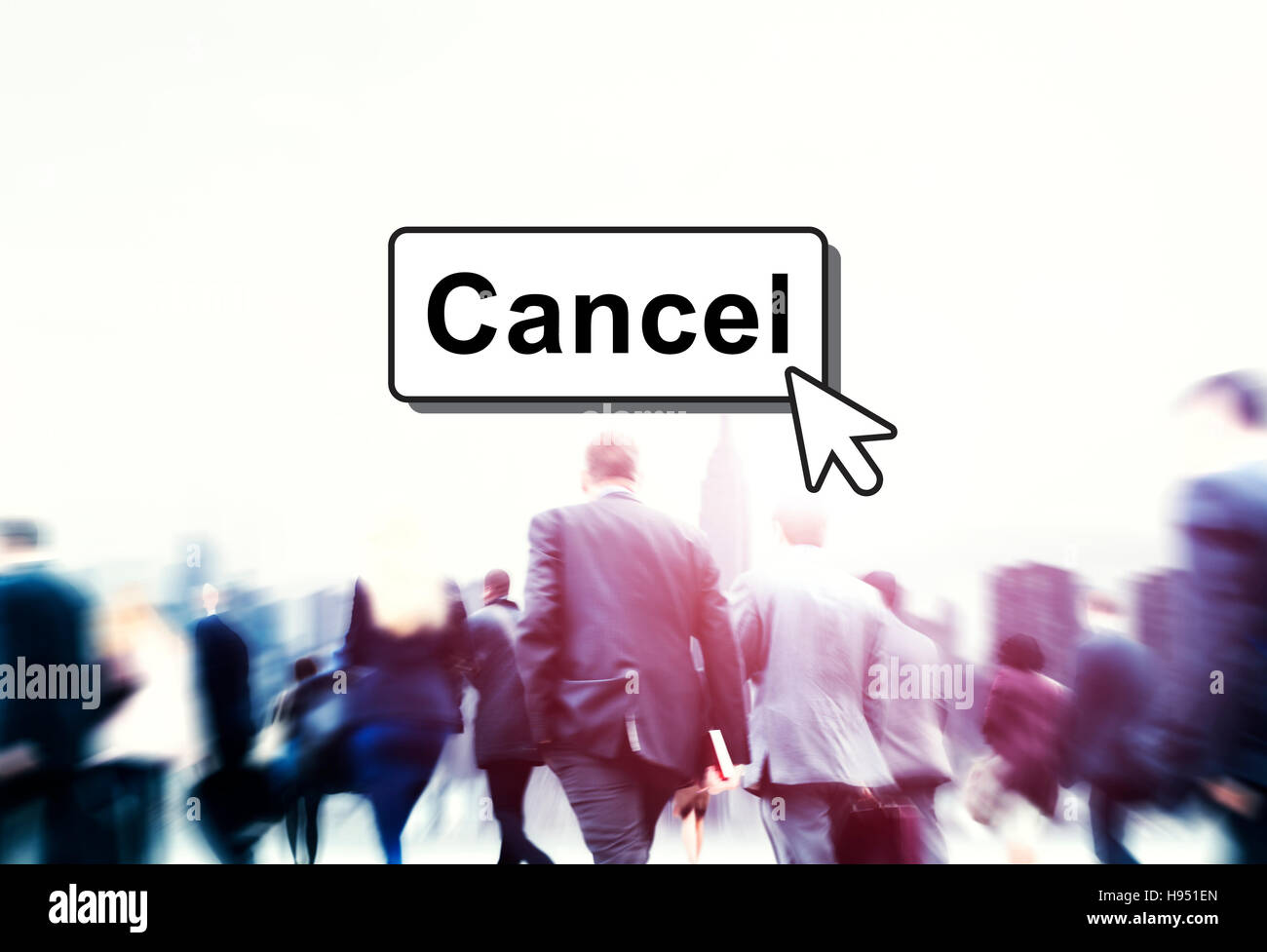Click Cancel Button Interface Concept Stock Photo - Alamy