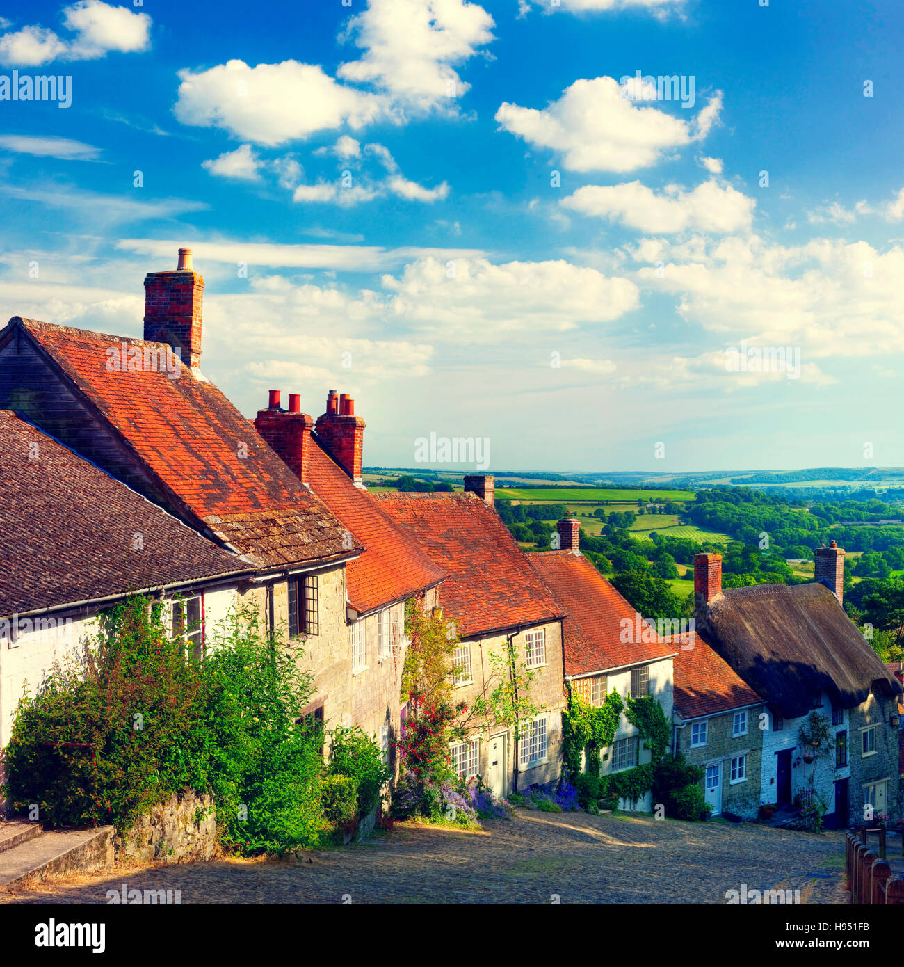 Quintessential English Scene Tranquil Scene Concept Stock Photo - Alamy