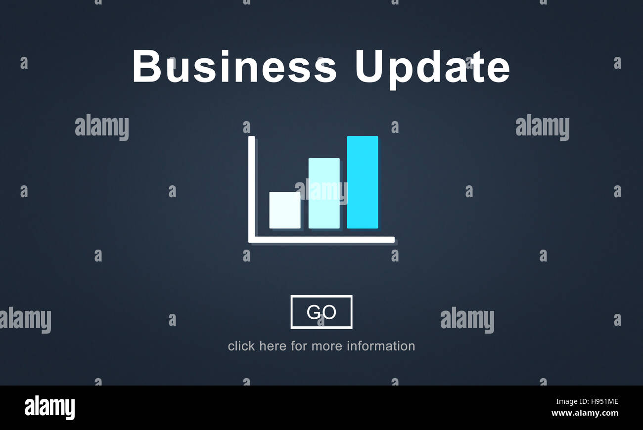 Business Update Graph Chart Graphics Concept Stock Photo - Alamy