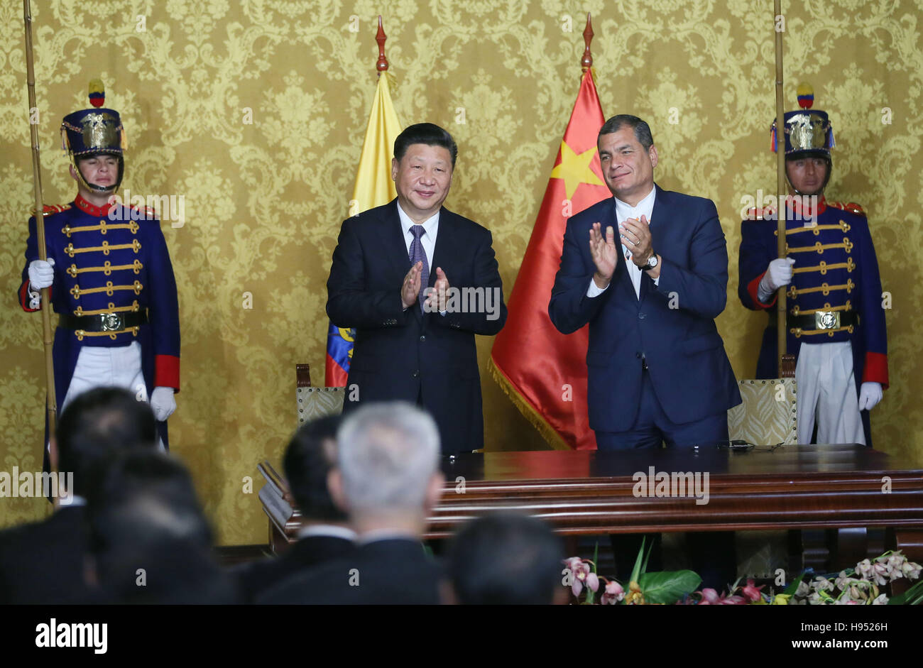 Quito, Ecuador. 17th Nov, 2016. Chinese President Xi Jinping and ...